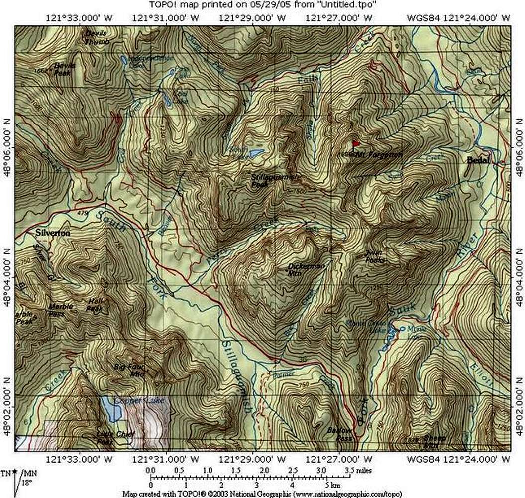 Mt. Forgotten is NE of... : Photos, Diagrams & Topos : SummitPost