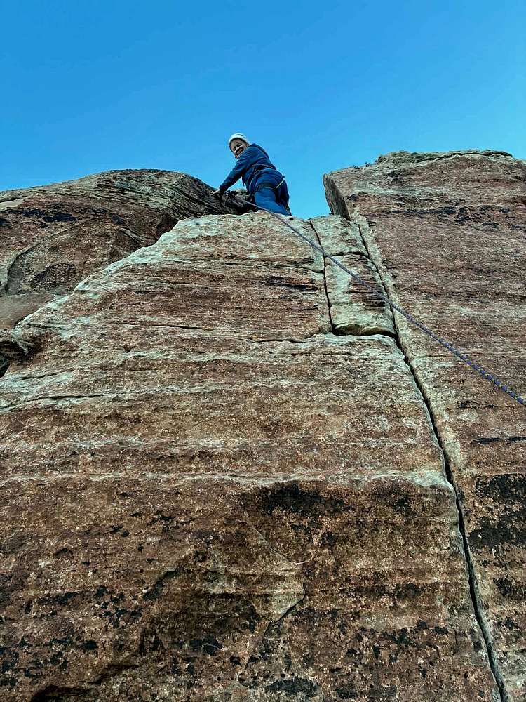 Top of Walk on the Wild Side climb. : Photos, Diagrams & Topos : SummitPost