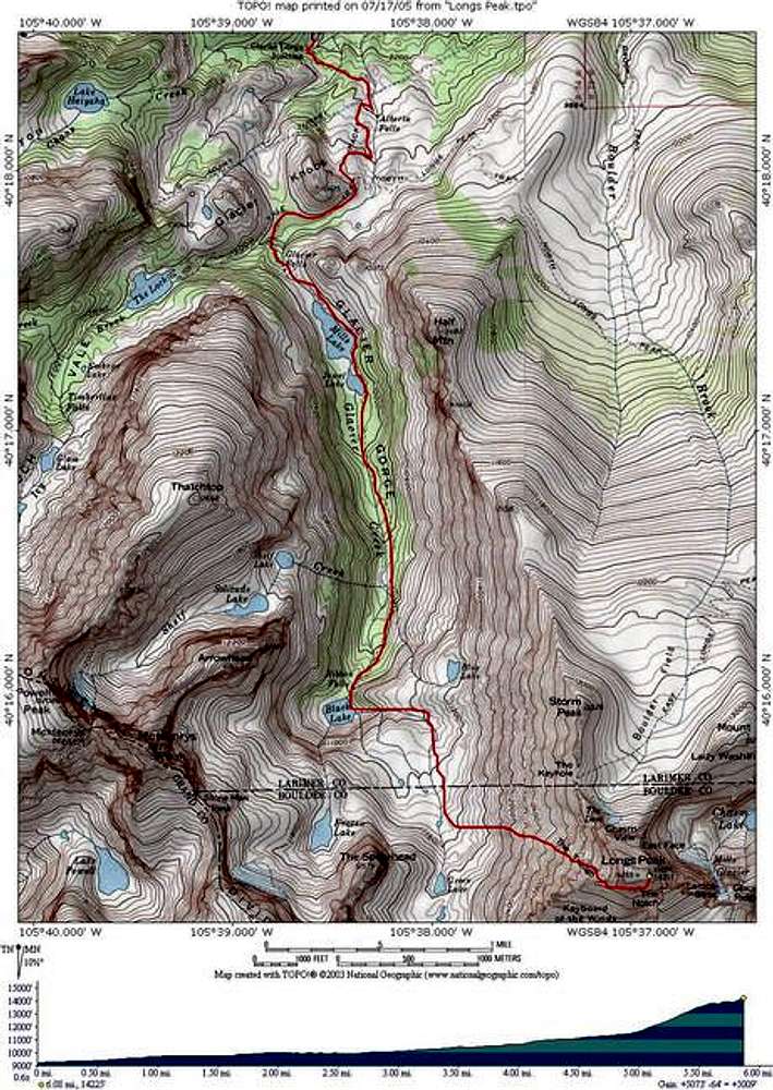 Trough Route: This overview... : Photos, Diagrams & Topos : SummitPost