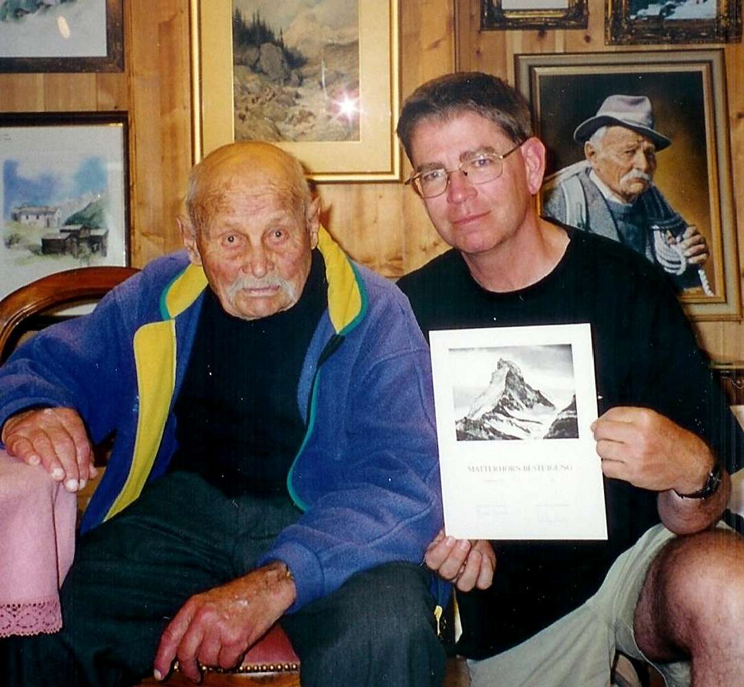 Ulrich Inderbinen "King of the Alps" : Photos, Diagrams & Topos ...