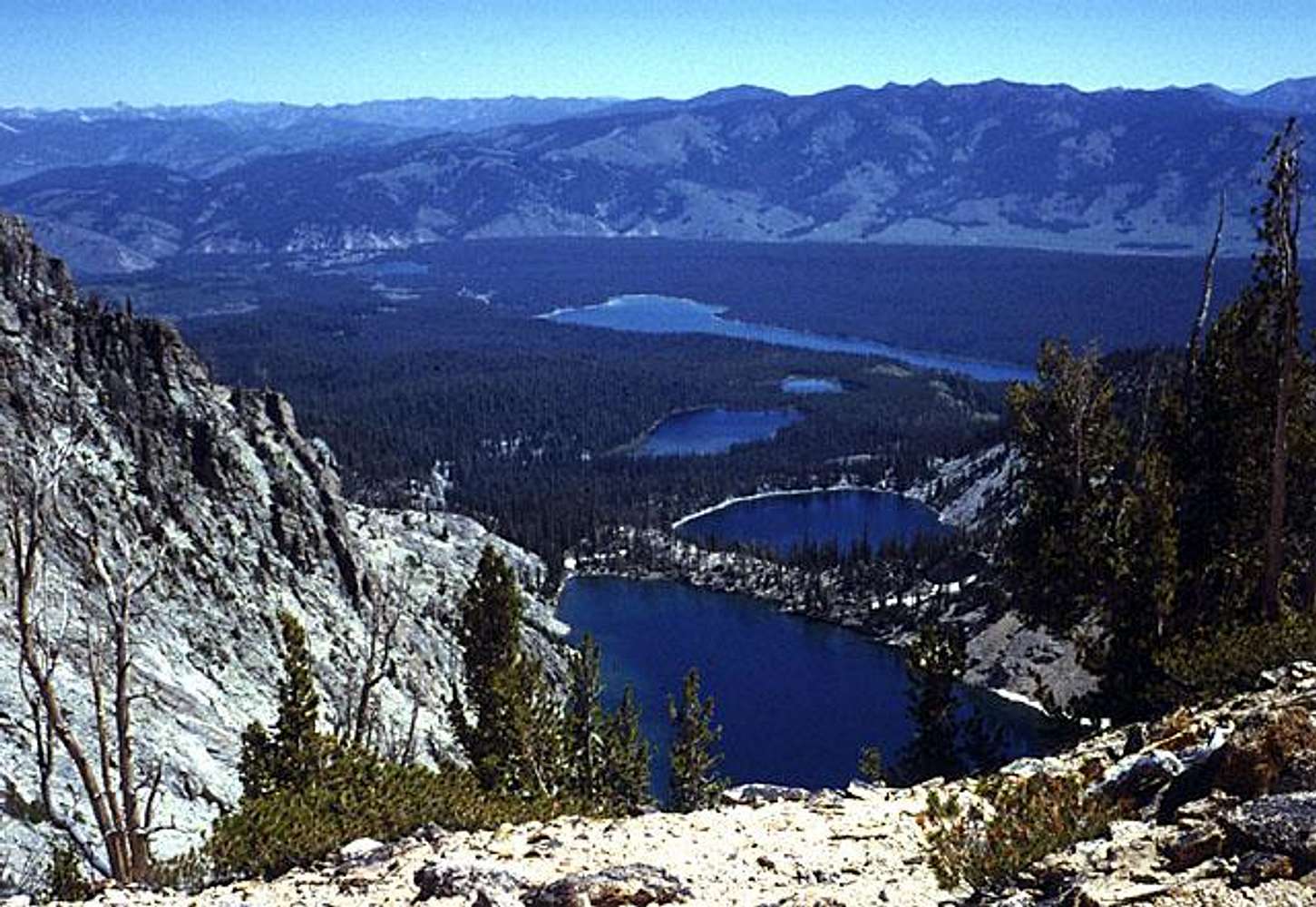 Bench Lakes & Redfish Lake. : Photos, Diagrams & Topos : SummitPost