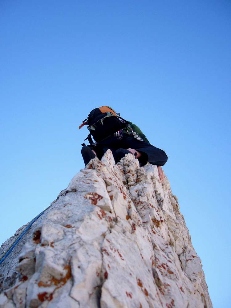 2nd pitch - Delago tower : Photos, Diagrams & Topos : SummitPost