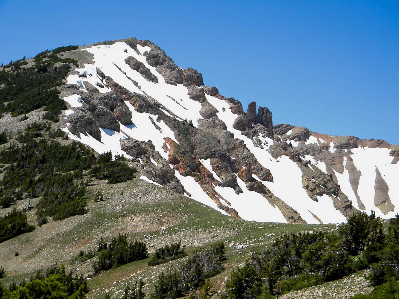 Heading up the East Ridge : Photos, Diagrams & Topos : SummitPost