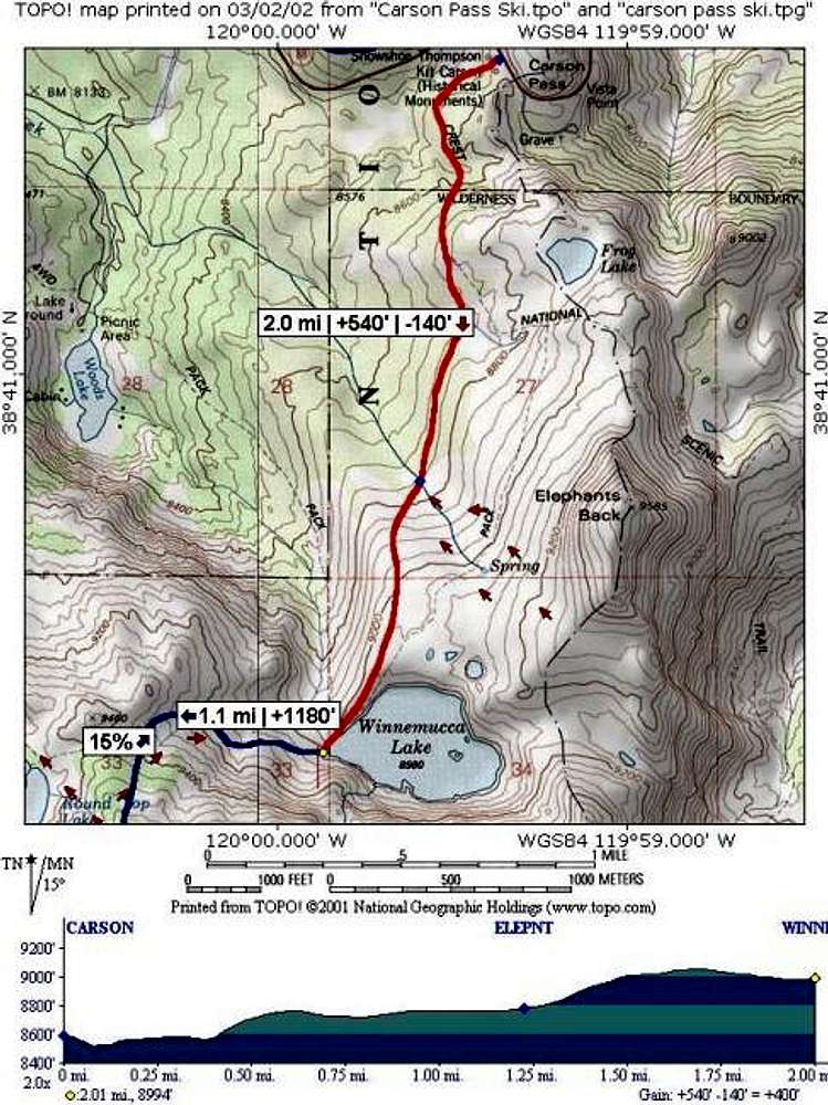 TOPO! map of standard PCT... : Photos, Diagrams & Topos : SummitPost