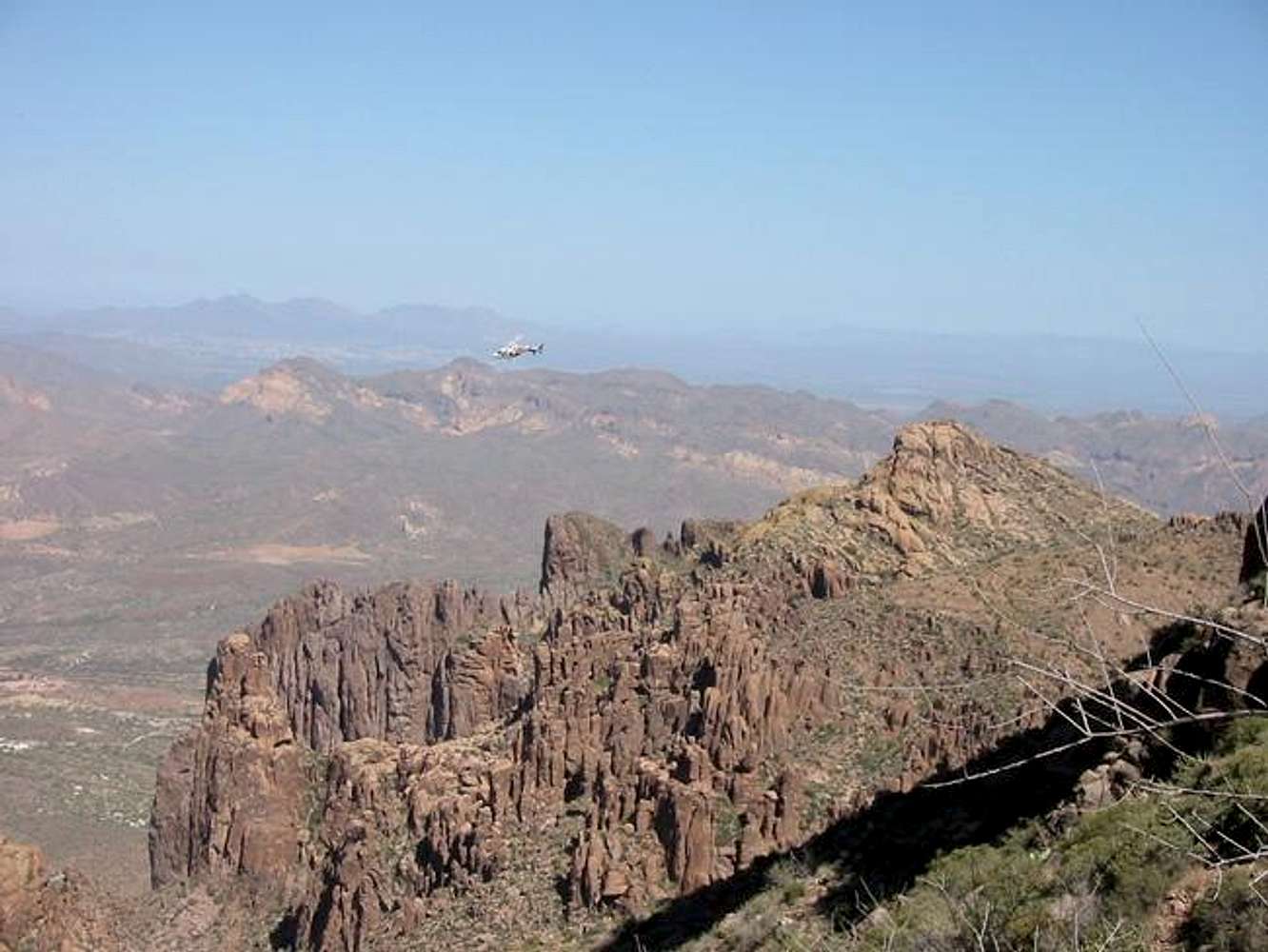 AZ DPS Helicopter coming in... : Photos, Diagrams & Topos : SummitPost