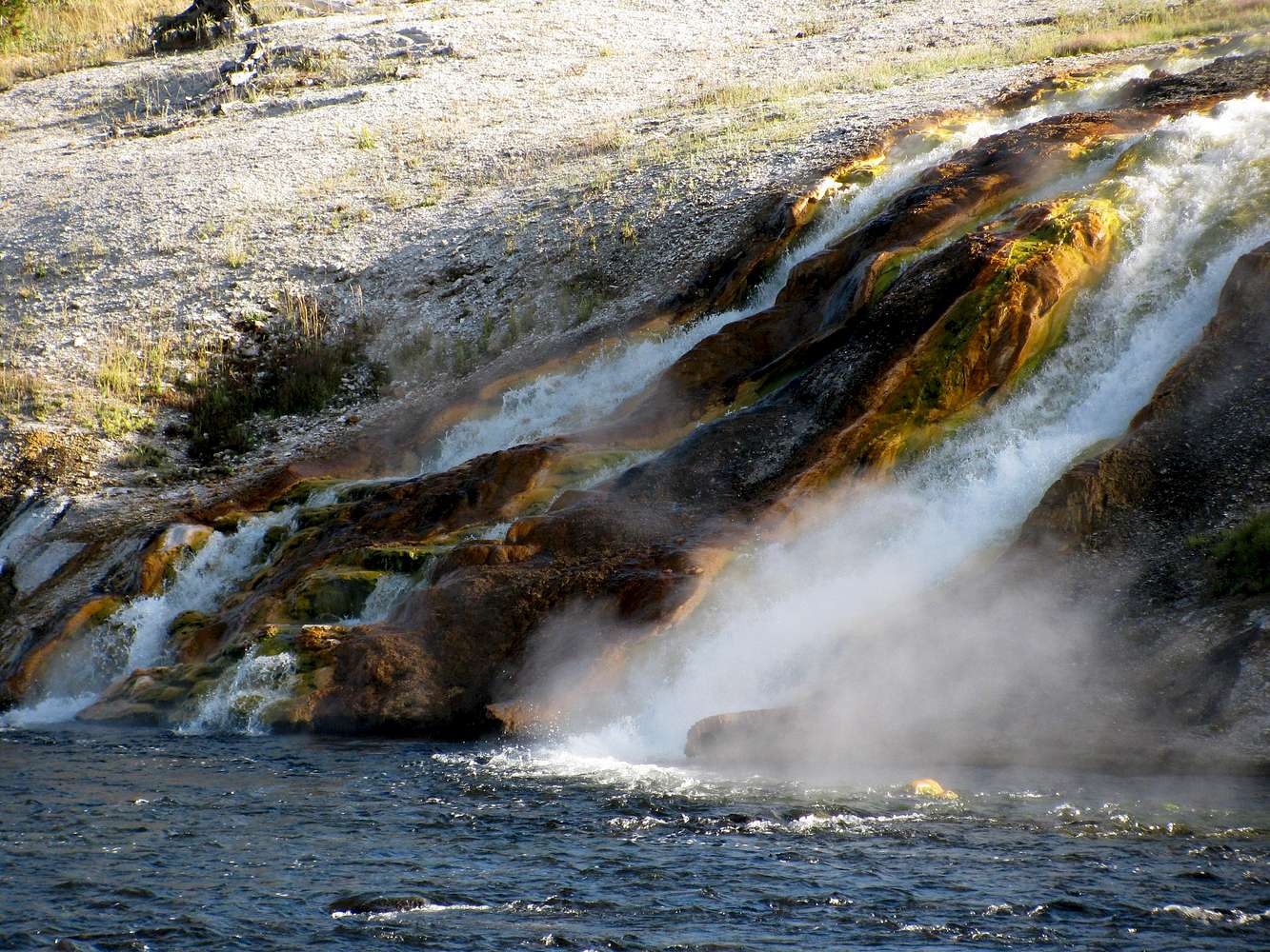 Grand Prismatic Spring runoff : Photos, Diagrams & Topos : SummitPost