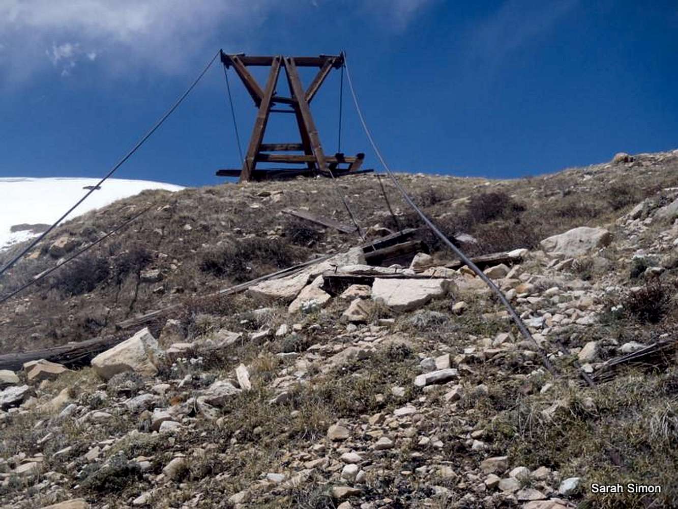 Ore bucket aerial tram tower : Photos, Diagrams & Topos : SummitPost