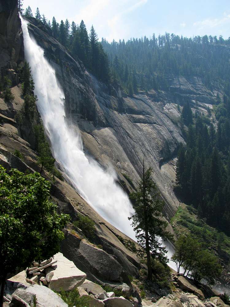 Nevada Falls from Mist Trail : Photos, Diagrams & Topos : SummitPost