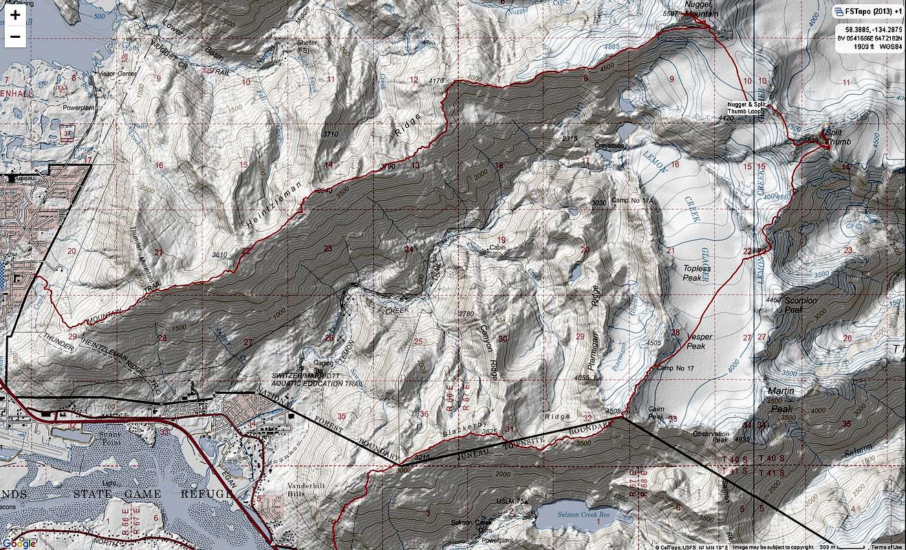 Nugget Mountain Route Overview : Photos, Diagrams & Topos : SummitPost