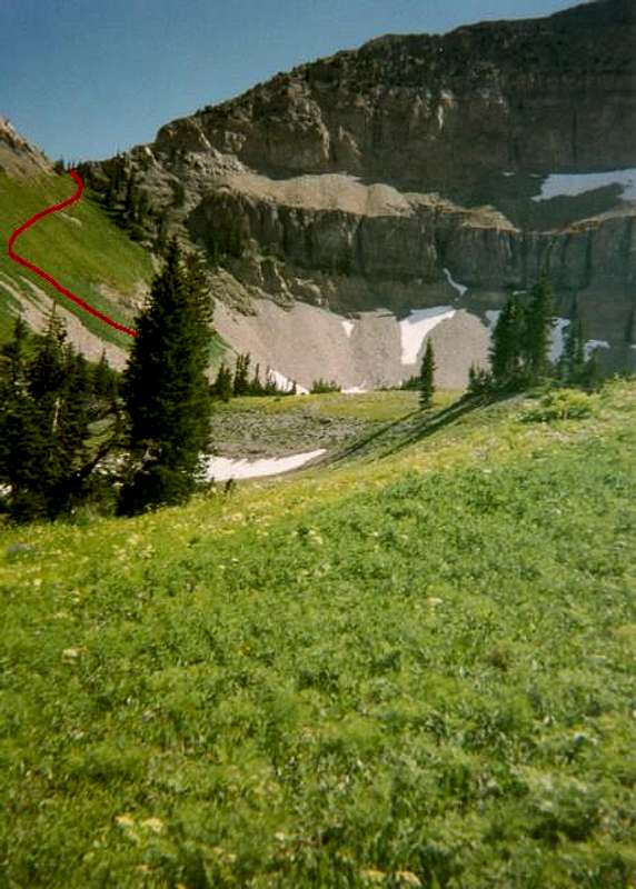 Approach to the Razorback... : Photos, Diagrams & Topos : SummitPost