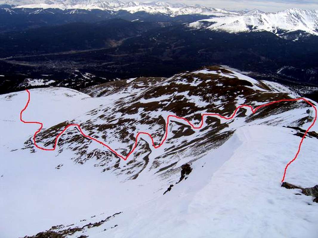 East Ridge via Breckenridge Ski Area : Climbing, Hiking ...