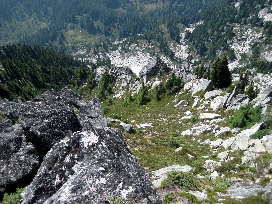 Central Gully on Mount Tommy Thompson South Face at 6700' : Photos ...