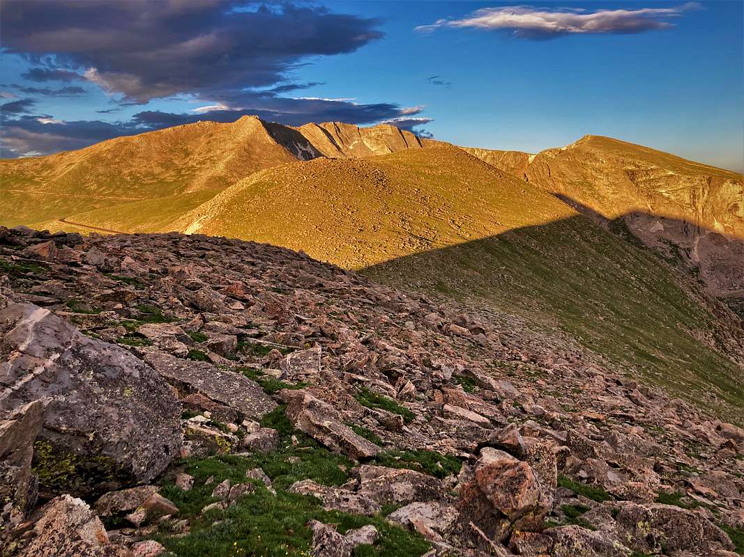 Mount Evans viewed from the southeast below Rogers Peak : Photos ...