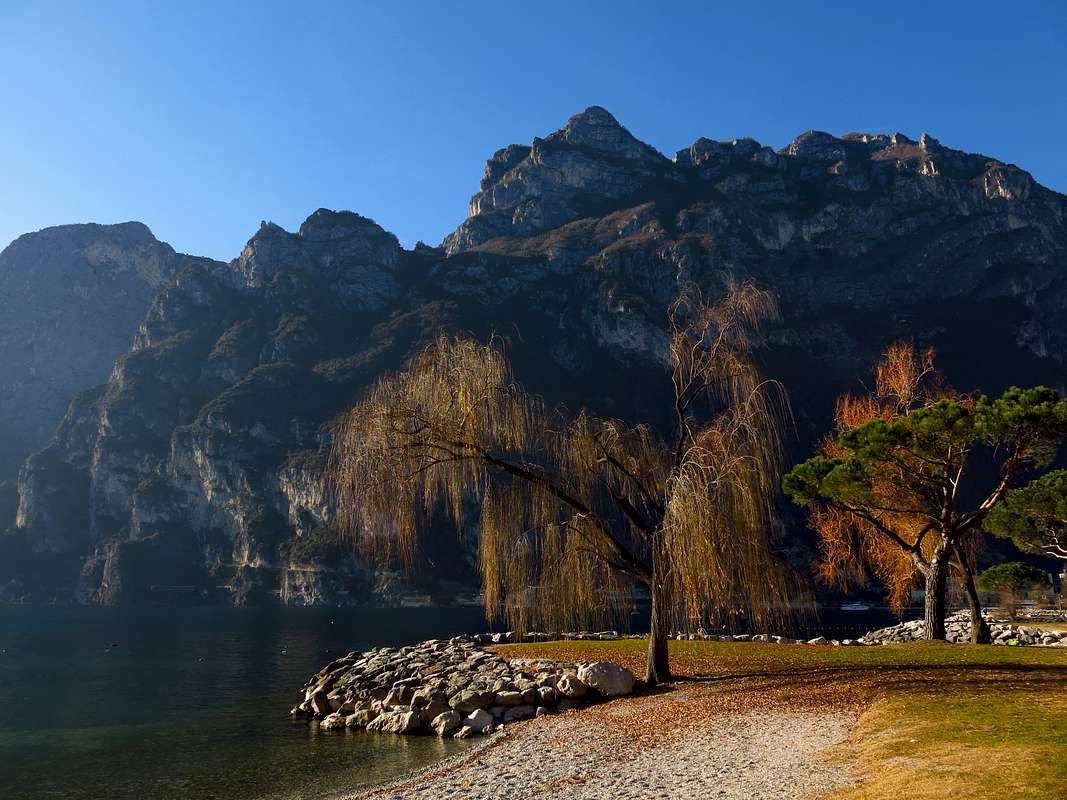 The Prealpi Gardesane seen from Riva del Garda : Photos, Diagrams ...