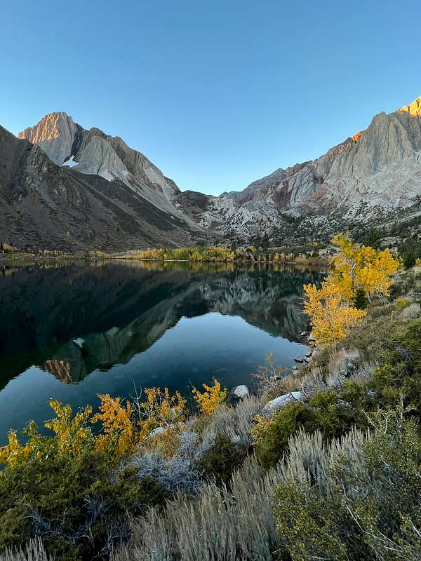 Convict Lake Fall Sunrise : Photos, Diagrams & Topos : SummitPost