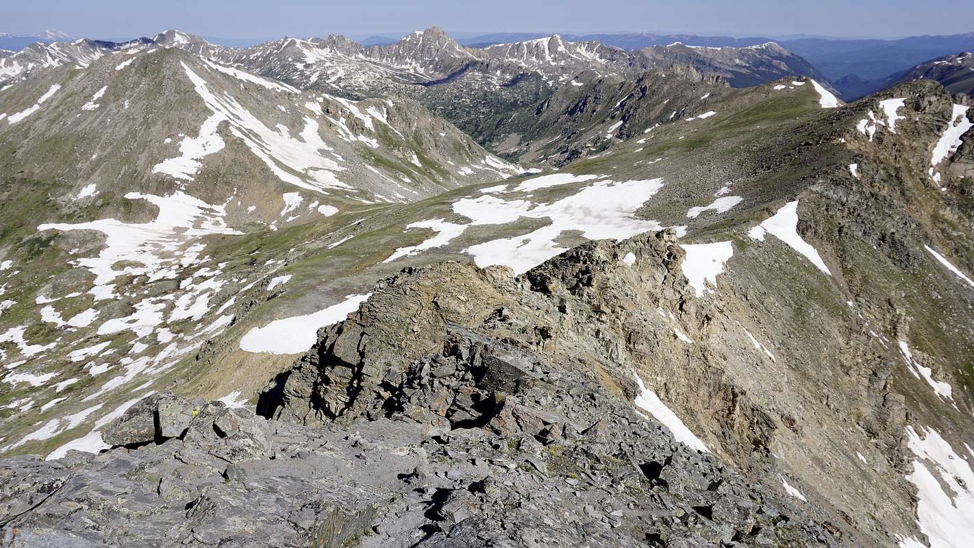 Looking back at Lost Man Pass : Photos, Diagrams & Topos : SummitPost
