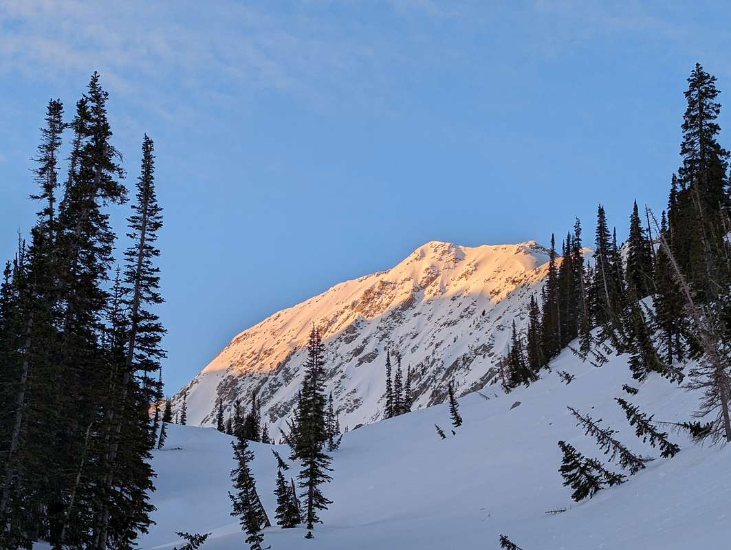 Sun rays kissing North face of Lone peak : Photos, Diagrams & Topos ...