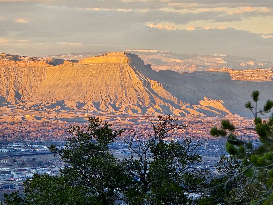 Mount Garfield as seen from the Serpents Trail : Photos, Diagrams ...
