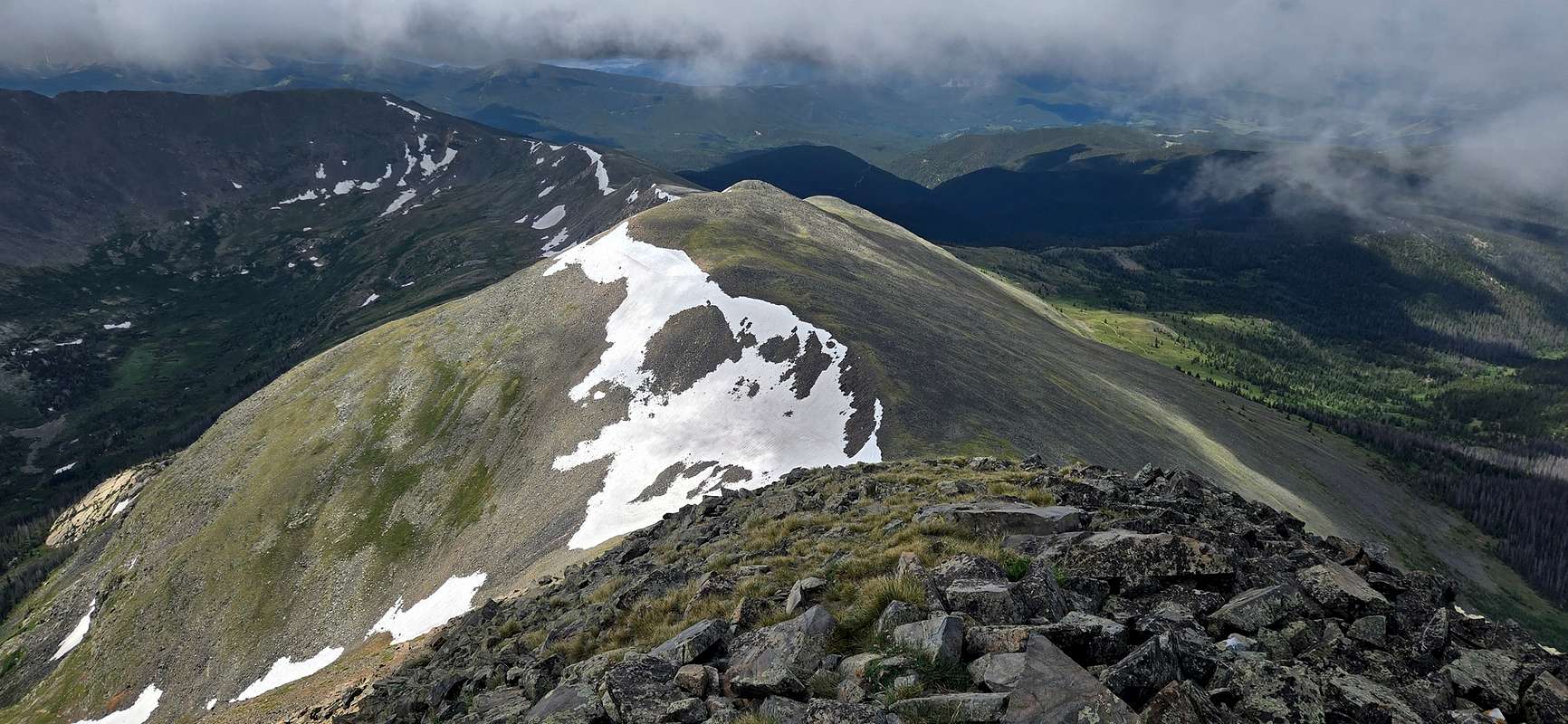 Look from summit ridge : Photos, Diagrams & Topos : SummitPost