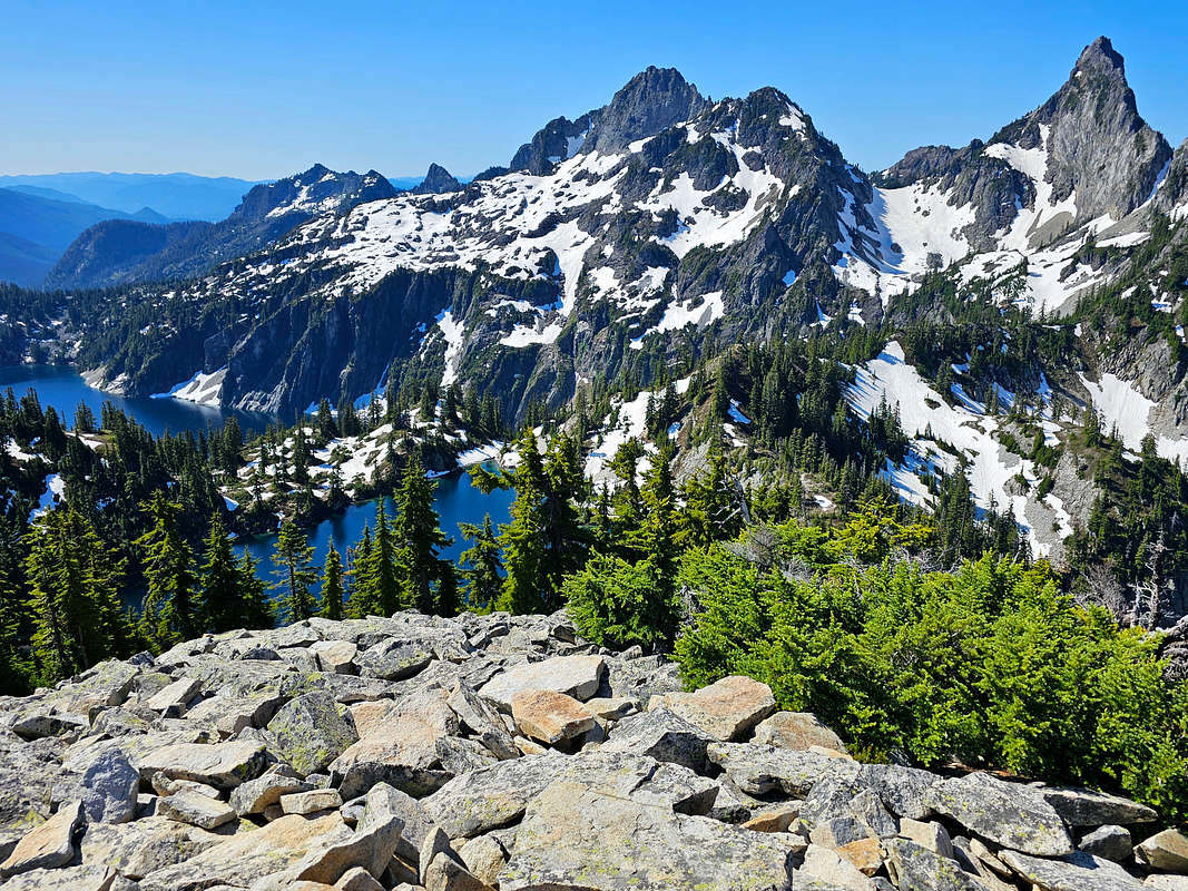 Kaleetan and Chair Peaks plus Snow and gem Lakes : Photos, Diagrams & Topos : SummitPost