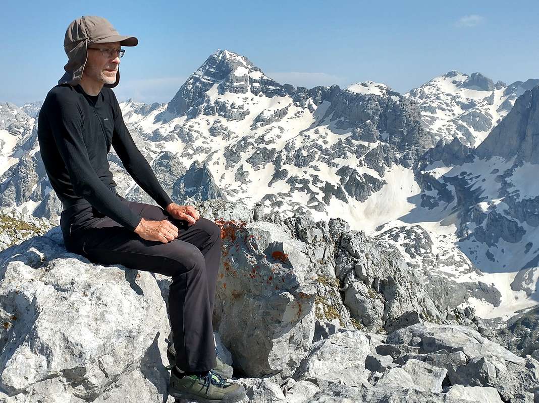 Me on summit of Maja Bojs : Photos, Diagrams & Topos : SummitPost
