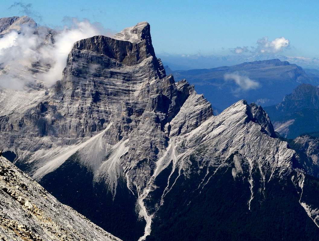 Monte Pelmo seen from Antelao : Photos, Diagrams & Topos : SummitPost