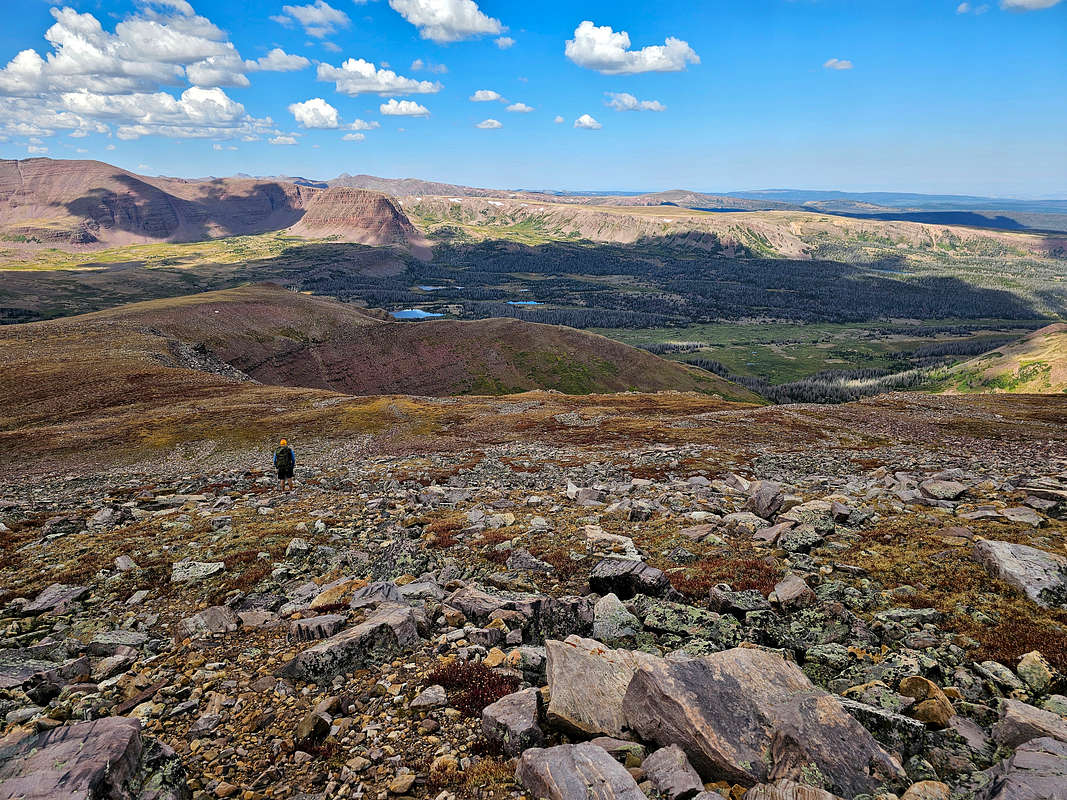 Mount Powell, Point 12460 ft and Henrys Fork Lake : Photos, Diagrams ...