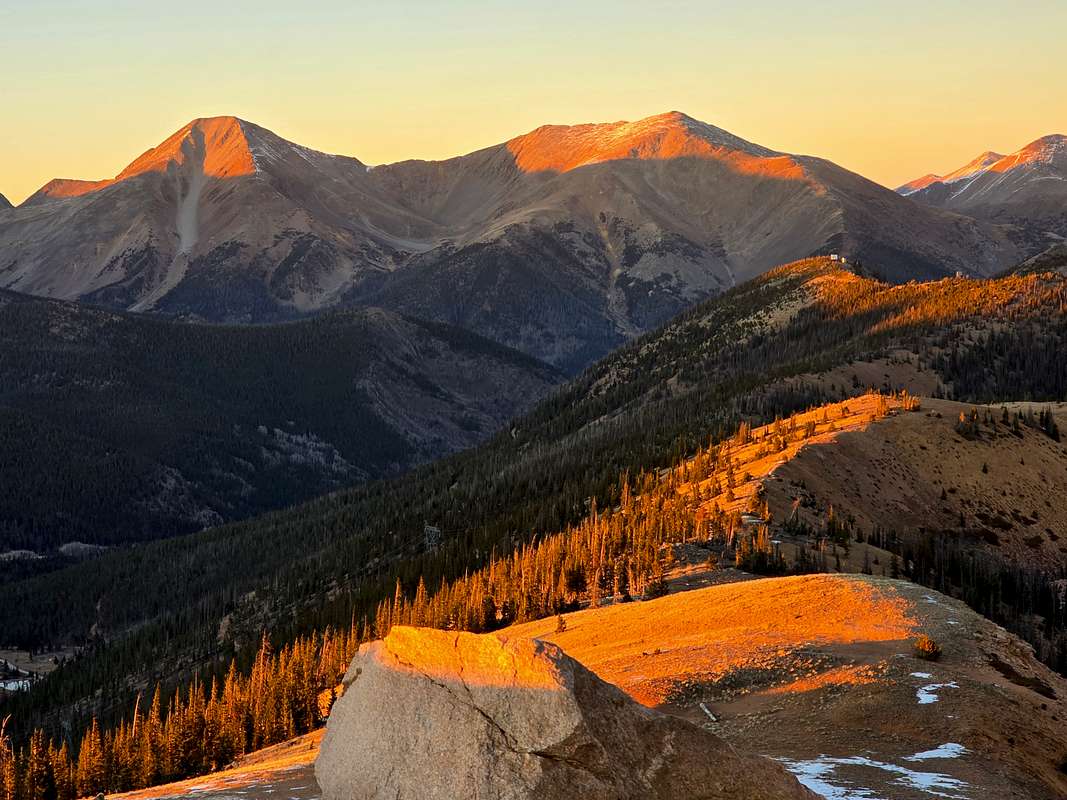 Mount Aetna and Taylor Mountain as viewed from Monarch Ridge. : Photos ...