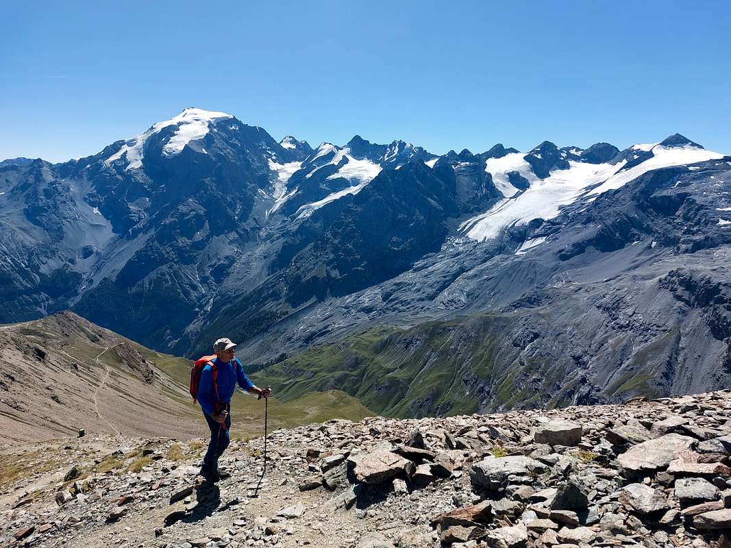 On the summit crest with King Ortles in background : Photos, Diagrams ...