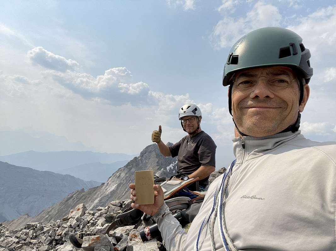 Kevin (OSWB) and Scott on the summit of South Cat's Ear : Photos ...