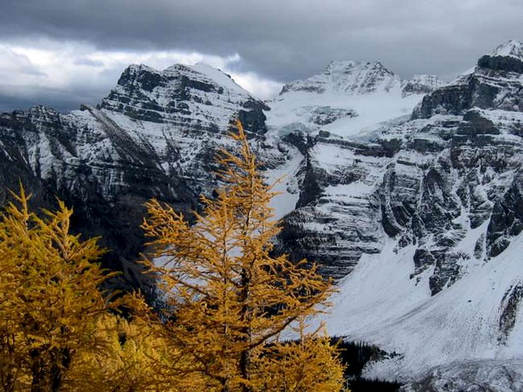 Mt Fay's north face as seen... : Photos, Diagrams & Topos : SummitPost