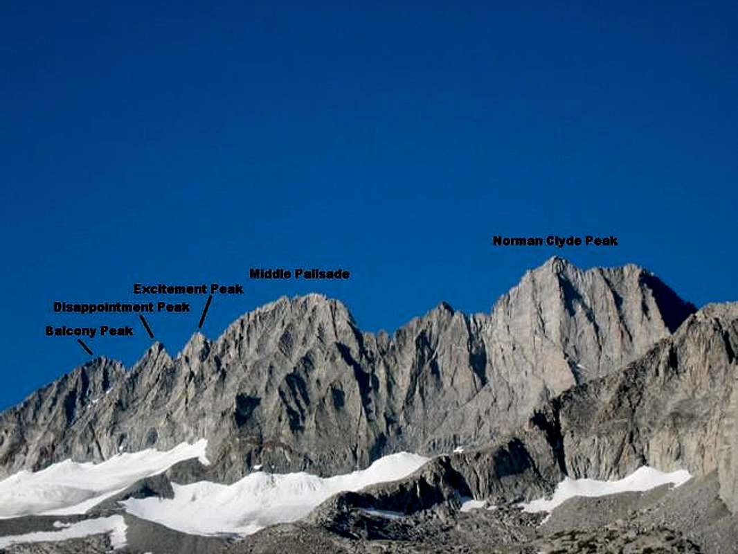 Sierra Crest from the South... : Photos, Diagrams & Topos : SummitPost