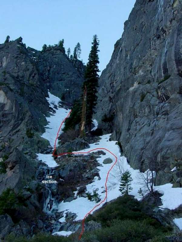 This is the view of the gully... : Photos, Diagrams & Topos : SummitPost