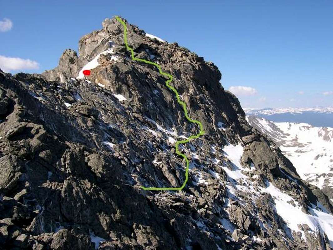 This is a photo of crux #3, a... : Photos, Diagrams & Topos : SummitPost