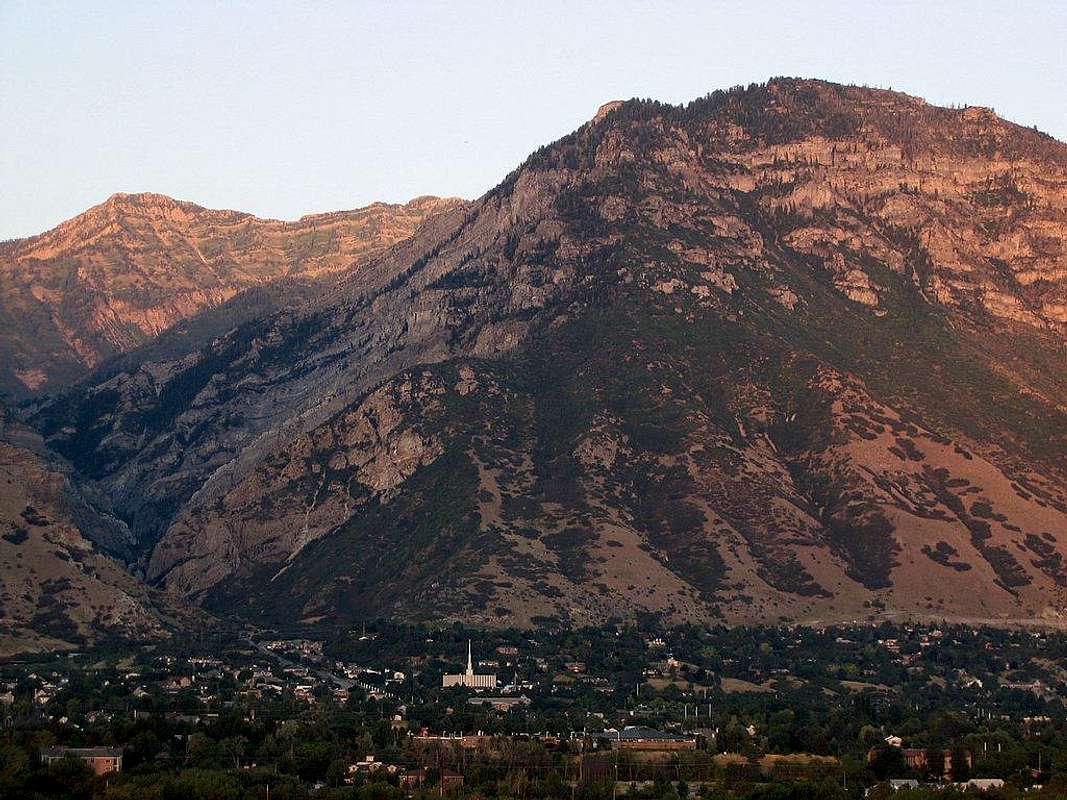 Y Mountain above Provo Temple : Photos, Diagrams & Topos : SummitPost