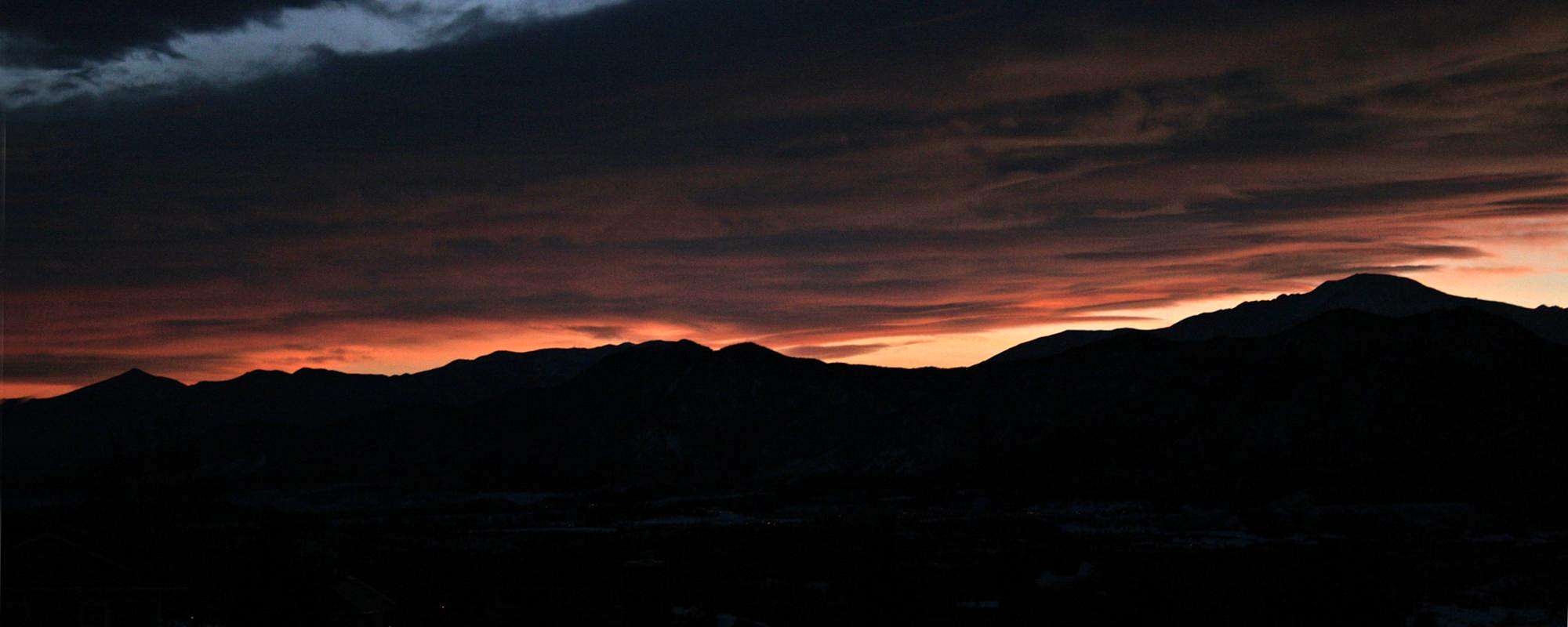 Front Range Sunset : Photos, Diagrams & Topos : SummitPost