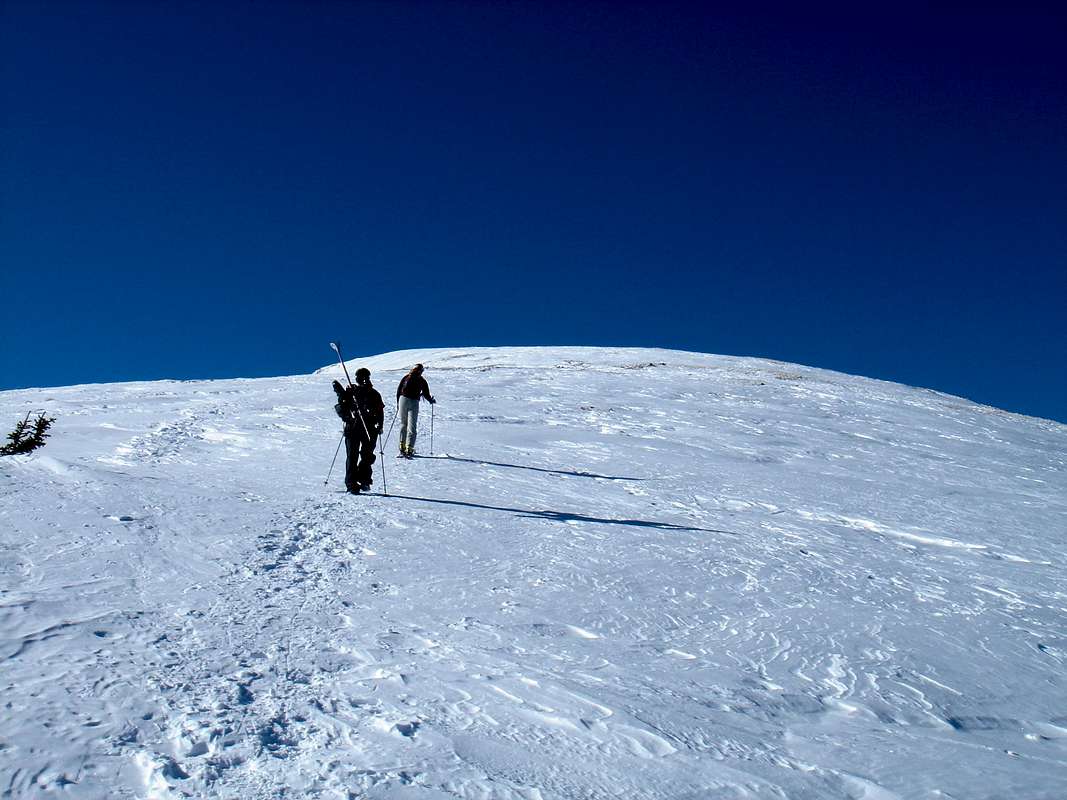 Snow slope near 12,000 on Quandary : Photos, Diagrams & Topos : SummitPost