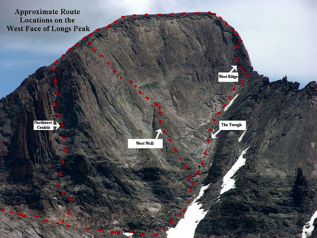 Longs Peak, West Face Routes : Photos, Diagrams & Topos : SummitPost