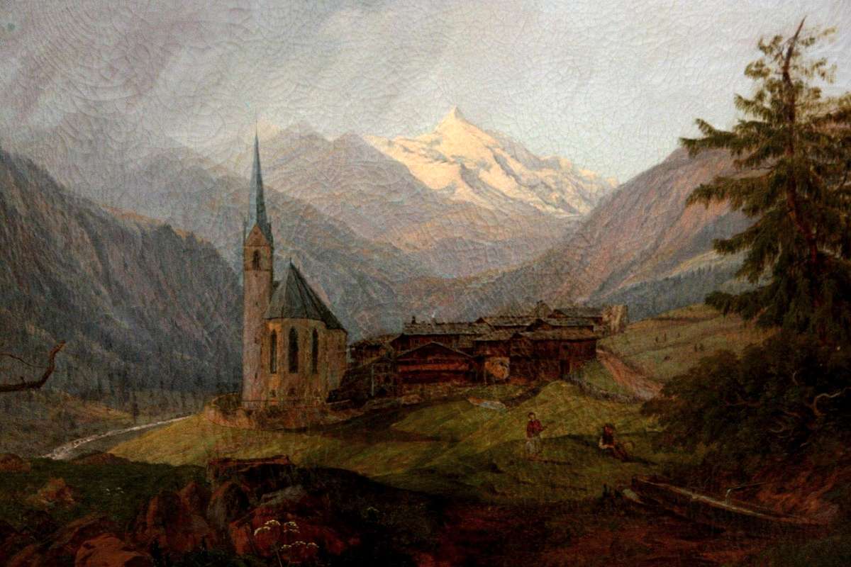 painting of Carl Wagner : Photos, Diagrams & Topos : SummitPost