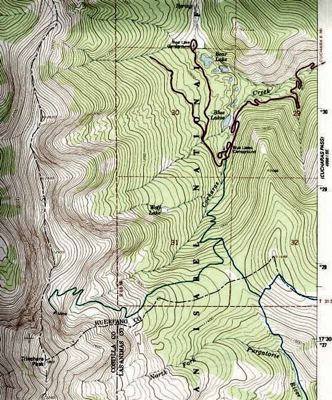 From the USGS 7.5 minute quad... : Photos, Diagrams & Topos : SummitPost