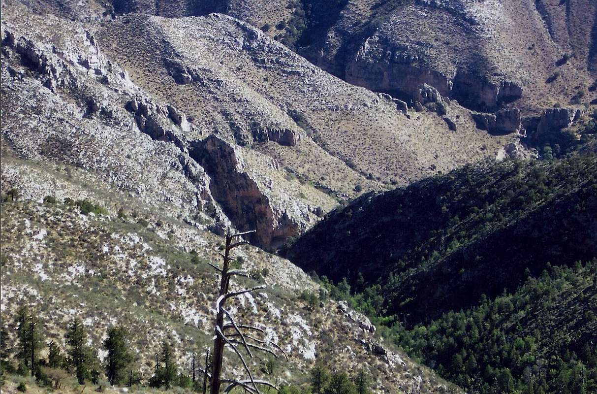 View from Guadalupe Peak - High Point in Texas - May 2006 : Photos ...