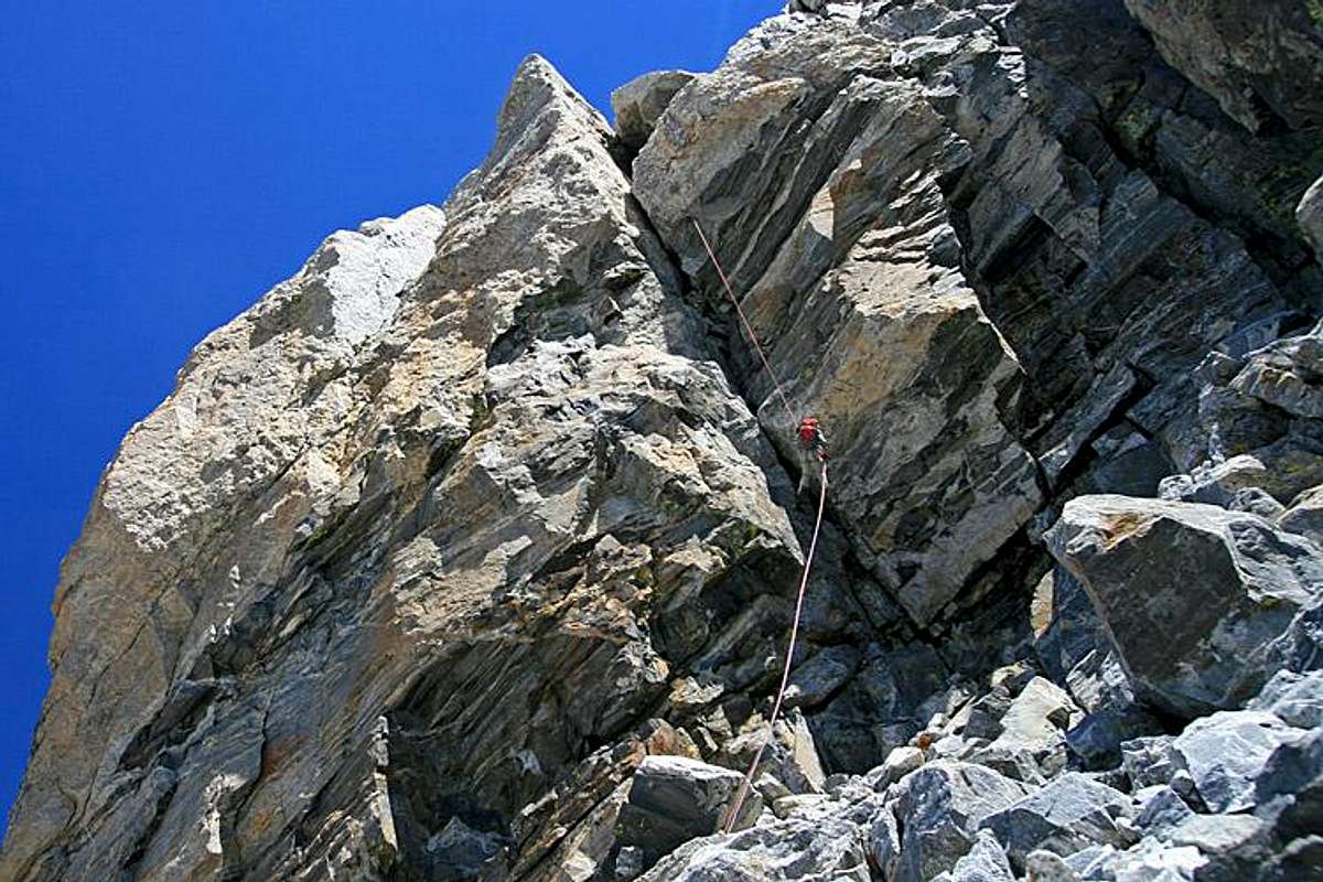 Grand Teton, Upper Exum Ridge : Photos, Diagrams & Topos : SummitPost