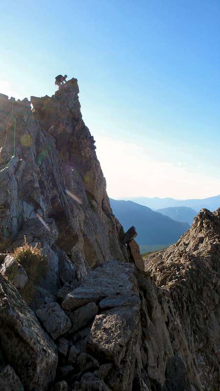 Climber on Blitzen Ridge's 1st Ace : Photos, Diagrams & Topos : SummitPost