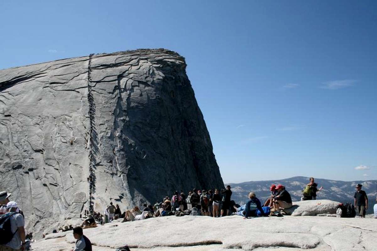 Yosemite - Half Dome - Snake Dike : Photos, Diagrams & Topos : SummitPost