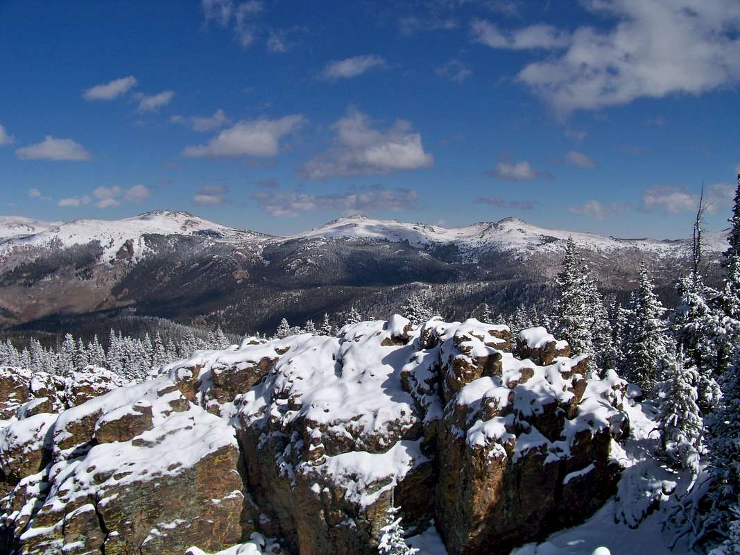 Looking north from near the summit of North Tarryall Peak : Photos ...