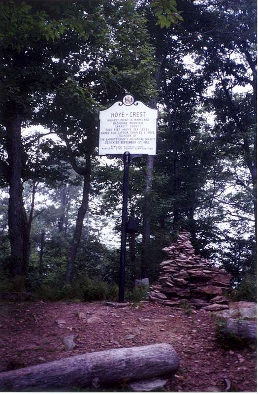 Backbone Mountain ("Hoye Crest") -- The Summit (2002) : Photos ...