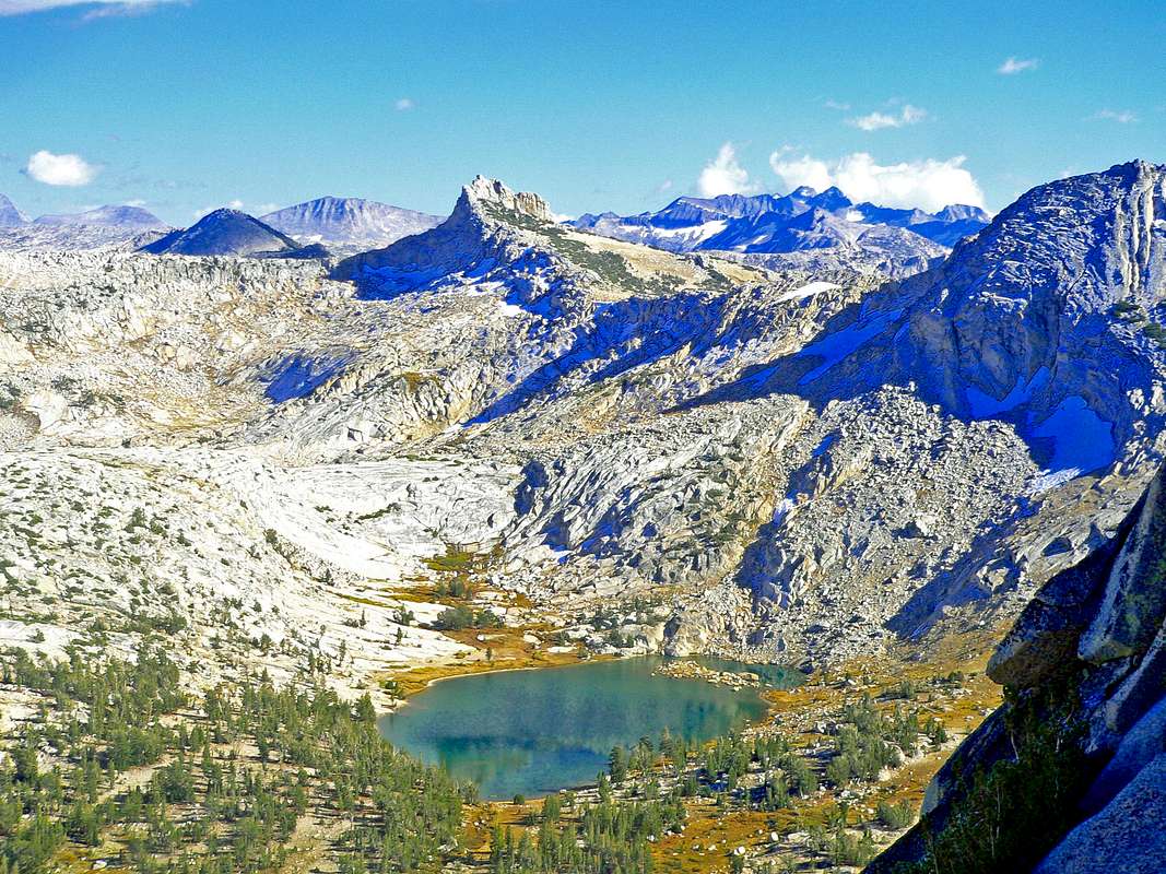 Budd Lake from Cathedral Peak, Yosemite : Photos, Diagrams & Topos ...