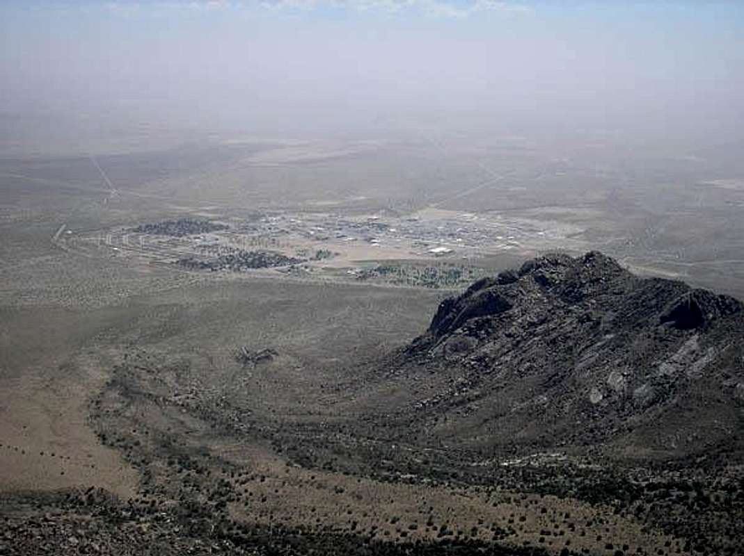 View down to WSMR : Photos, Diagrams & Topos : SummitPost