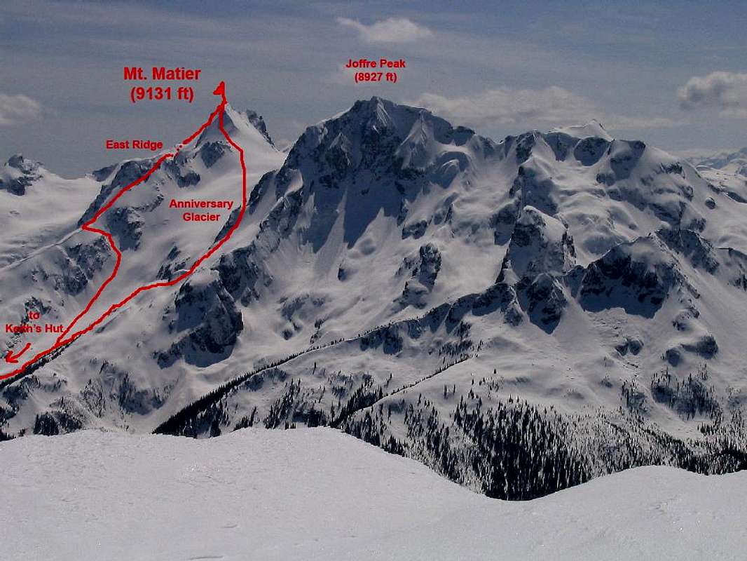 East Ridge of Mt. Matier : Photos, Diagrams & Topos : SummitPost