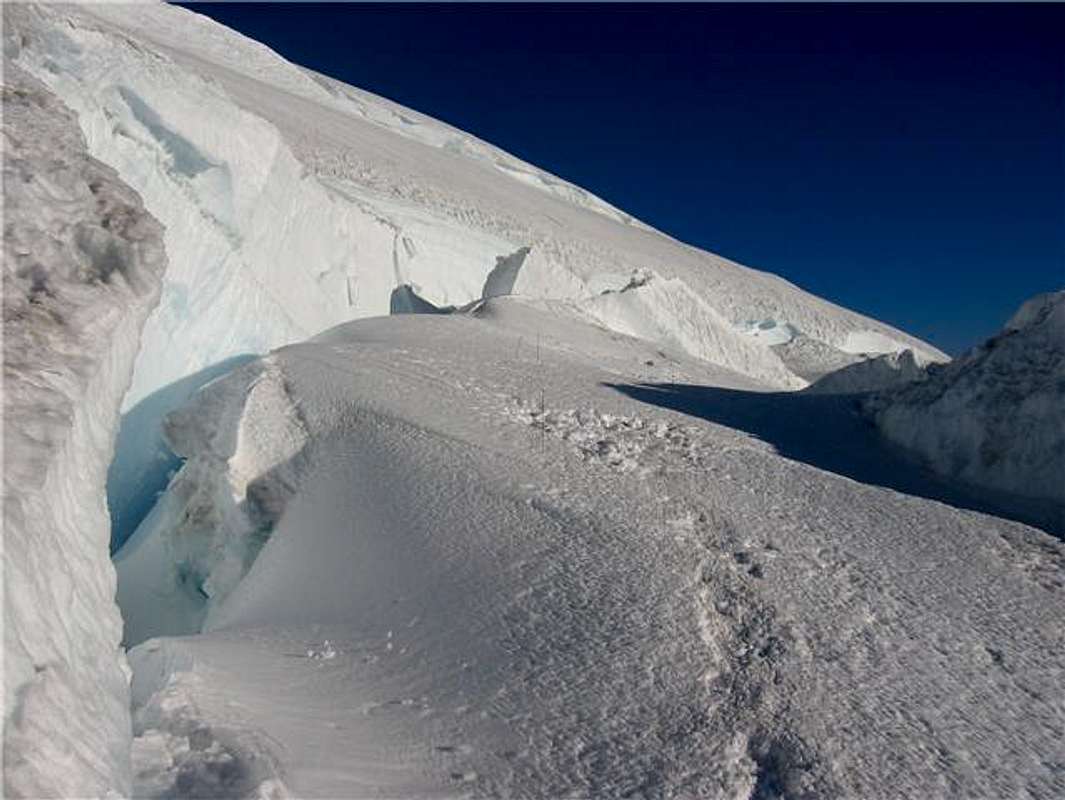 Crevasse On Mt Rainier Photos Diagrams And Topos Summitpost